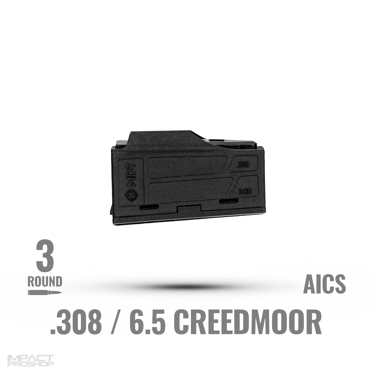 .308/6.5 Creedmoor MDT Polymer AICS Magazine | 3 Rounds